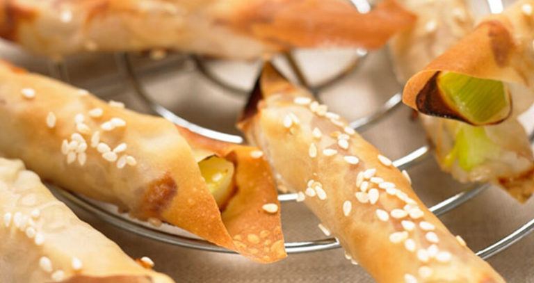 Leek & Parma Ham Filo Cigars Recipe | Pastry | Jus-Rol