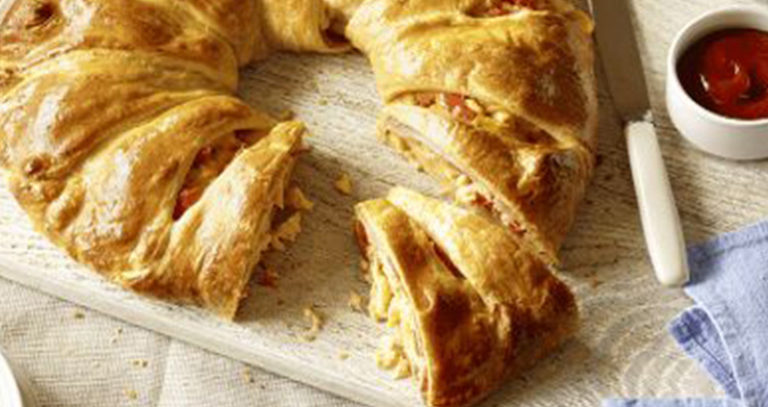 Full English Croissant Pastry Ring Recipe | Jus-Rol